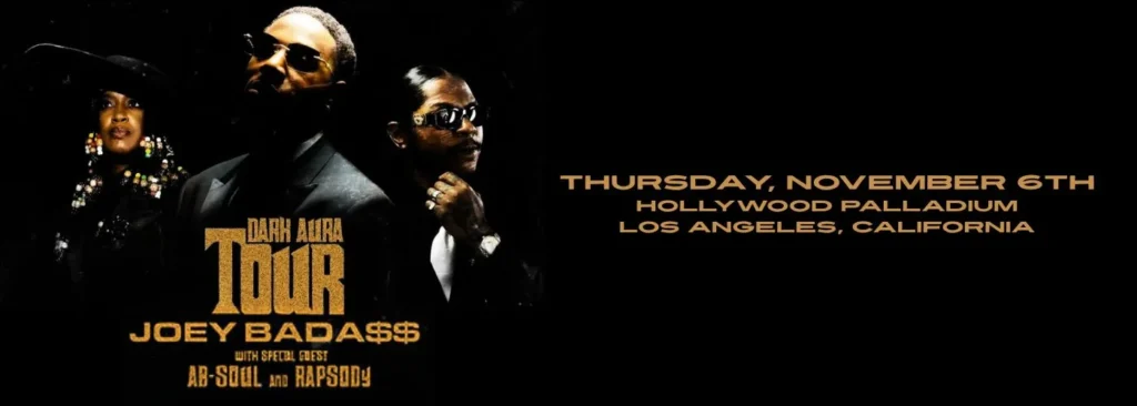 Joey Bada$$ Tickets | 6 November 2025 | Hollywood Palladium